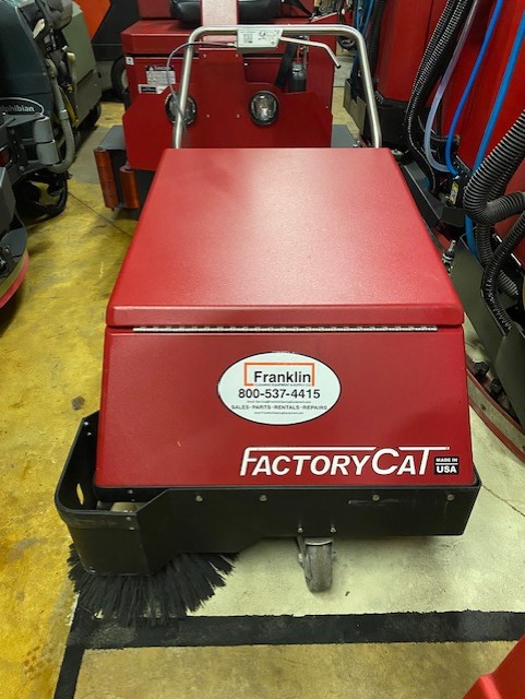 Factory Cat 34 Walk Behind Self Propelled Floor Sweeper - Very Nice Shape