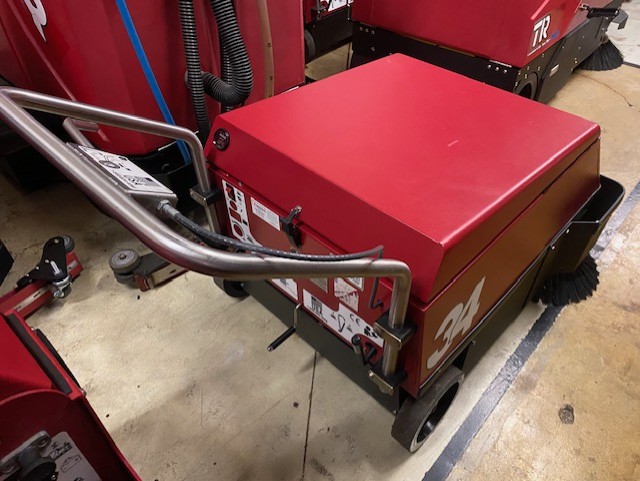 Factory Cat 34 Walk Behind Self Propelled Floor Sweeper - Very Nice Shape